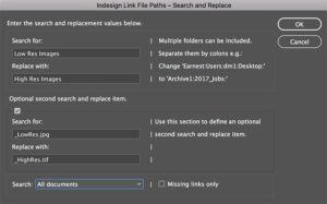 Indesign Search and Replace Link Paths – Dr Scripto